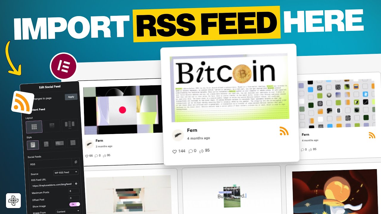 New RSS Feed Widget for Elementor & More Updates! - Pull Content from Any Site Instantly