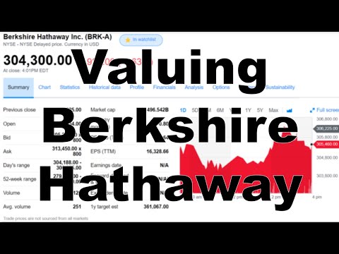 Valuing Berkshire Hathaway Stock