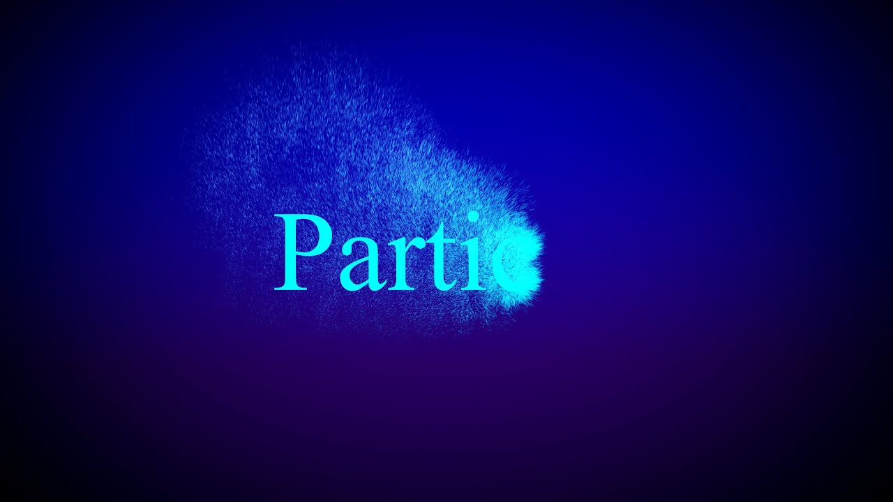 How to Make Very Quickly Particles Text Reveal in After Effects 2020(No Plugins)