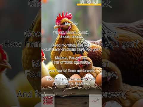 π Mrs Hen | Nursery Rhyme for Kids | Learn About Chickens π₯#mrshen