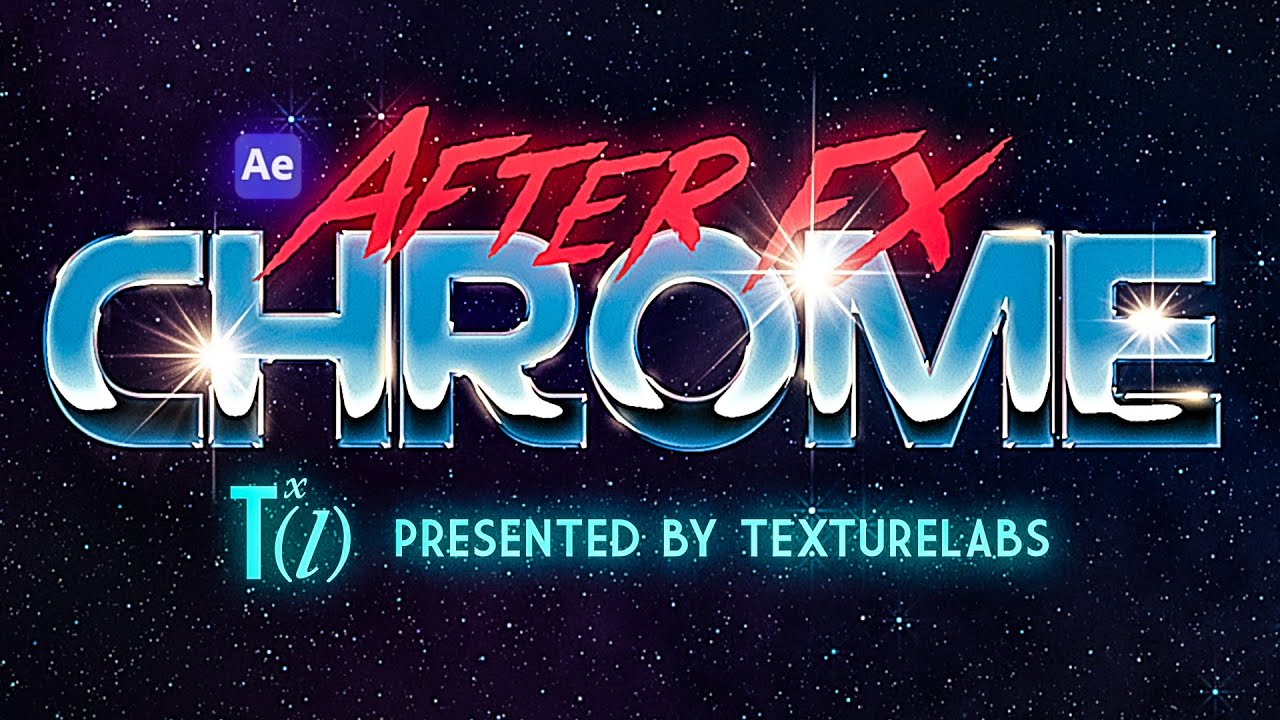 Advanced After Effects // 80's Chrome!!