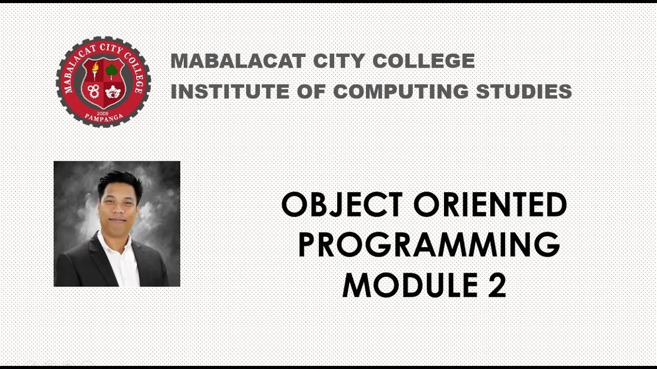 Object Oriented Programming Module 2