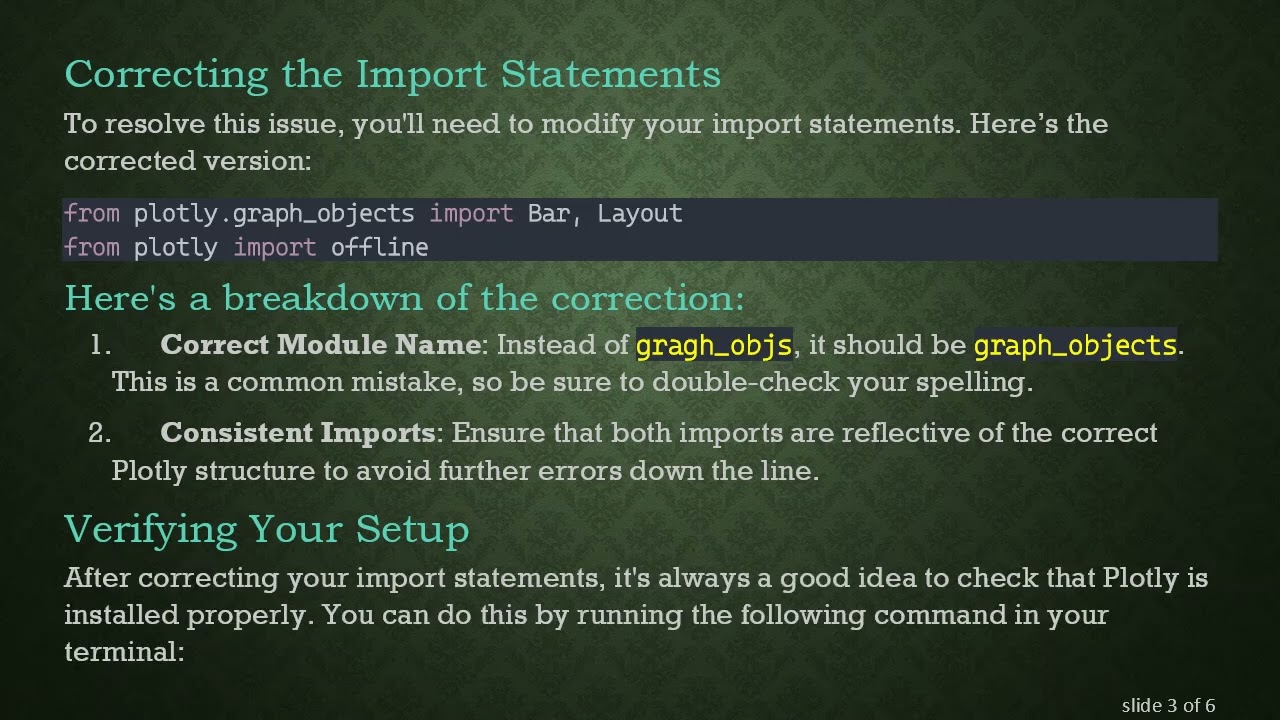 Troubleshooting unresolved import Errors in Python: A Guide for Plotly Users