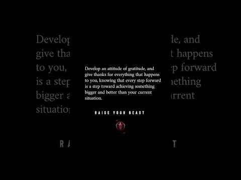 Develop an attitude of gratitude... #shorts #quotes #viral