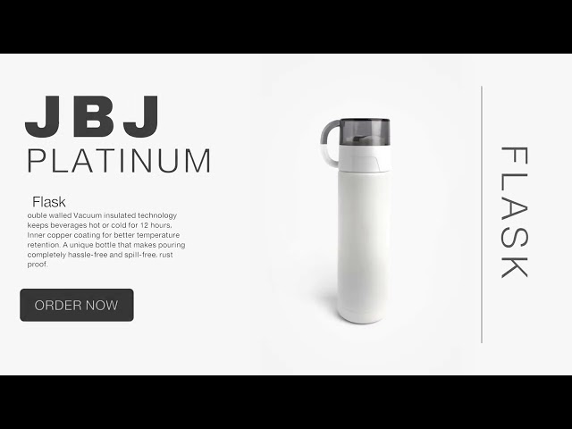Stainless Steel Vacuum Flask - J B J Platinum Flask Insulated White And ...