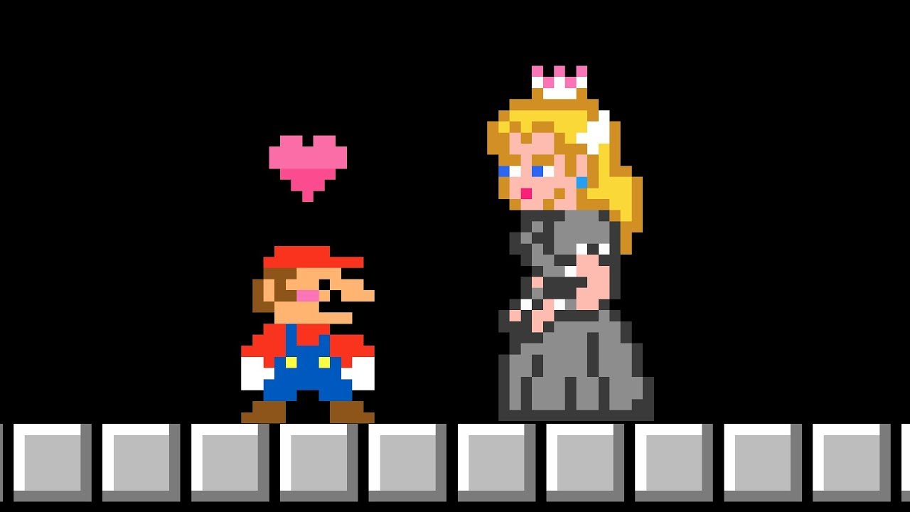 Bowsette in Super Mario Bros. - LokmanVideo