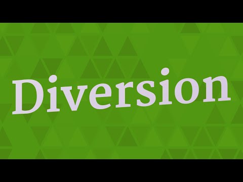 DIVERSION pronunciation • How to pronounce DIVERSION
