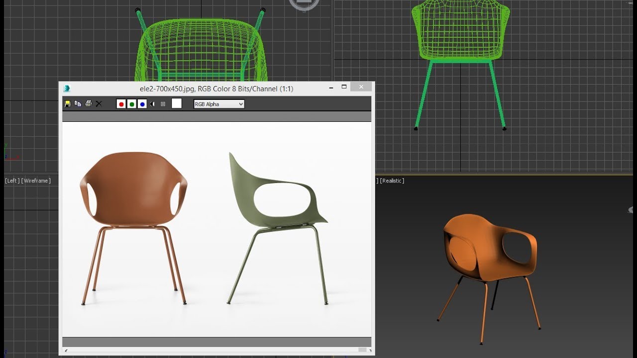 Model Chair Easy to Make - 3Ds Max Tutorial - 3Ds Max   2028