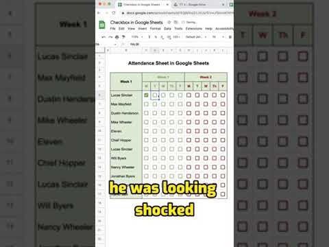 How to make checkboxes in Google Sheets?