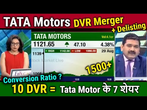 TATA Motors & Tata motors DVR Merger,DVR Delist,Conversion,tata motors share news today anil singhvi