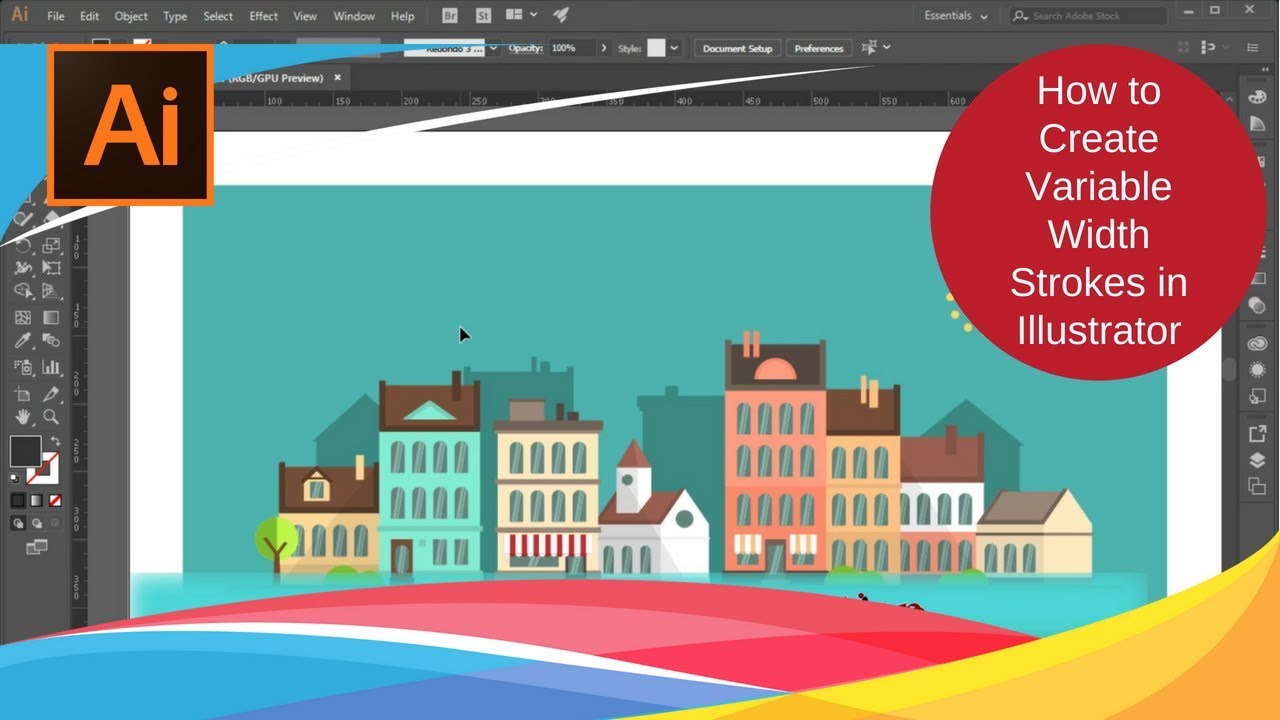27 How to Create Variable Width Strokes in Illustrator