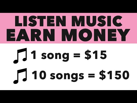 Listen To Music & Earn $14.90 Per SONG (100 Songs = $1,500) | Make Money Online 2025