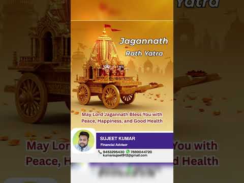 🌸Divine Blessings of Lord Jagannath on Rath Yatra! 🚩May He Shower with Peace, Joy, and Good Health 🙏