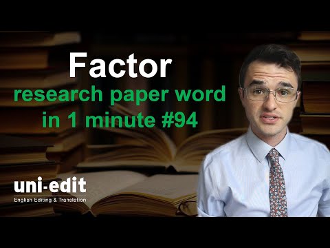 FACTOR definition, FACTOR in a sentence, FACTOR pronunciation, FACTOR meaning