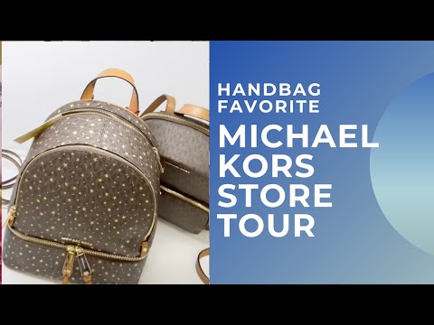 MICHAEL KORS STORE TOUR | MICHAEL KORS RETAIL VS OUTLET | MICHAEL KORS BAG BACKPACKS