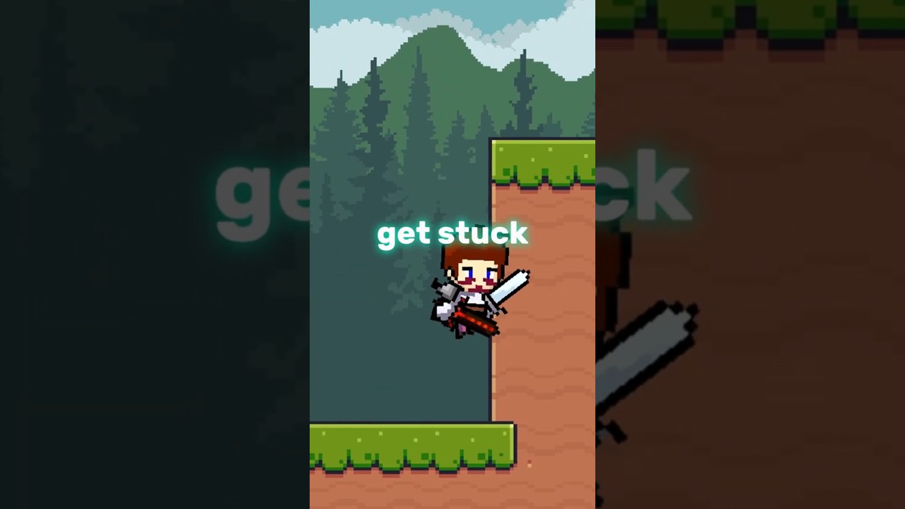 Unity Tip #474 - Unstuck 2D Player When Jumping #gamedev #tutorial