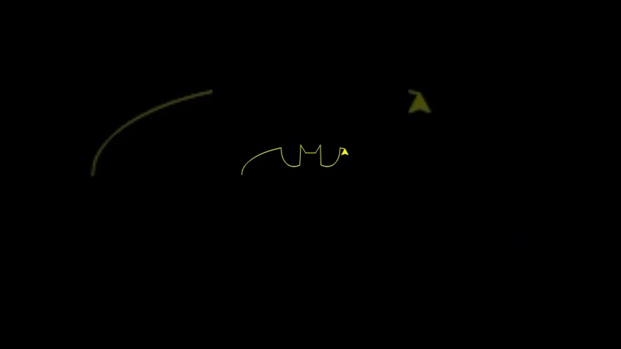 Draw a Batman logo 🦇 in Python programming | Python Turtle Graphics #turtle #python #shorts
