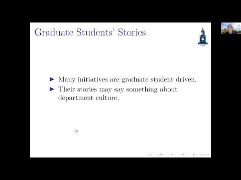 Enrichment Programs for Mathematical Science Graduate Students | Dennis Davenport | paraDIGMS 2021