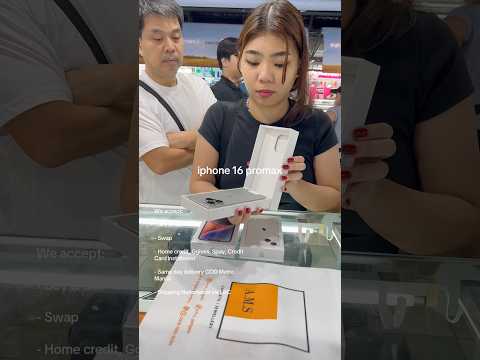Unboxing iphone 16 promax in natural titanium. iphone price, swap, installment | Greenhills #iphone