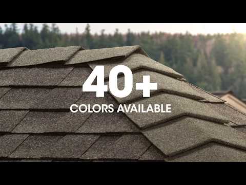 GAF TimberCrest™ SBS-Modified Ridge Cap Shingles – Mayan Dimmick