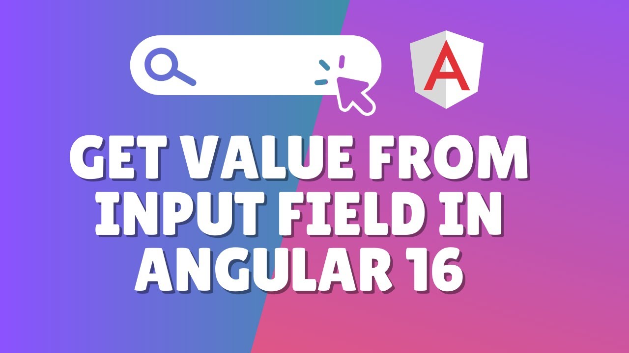 How to get value from input field in Angular 16?
