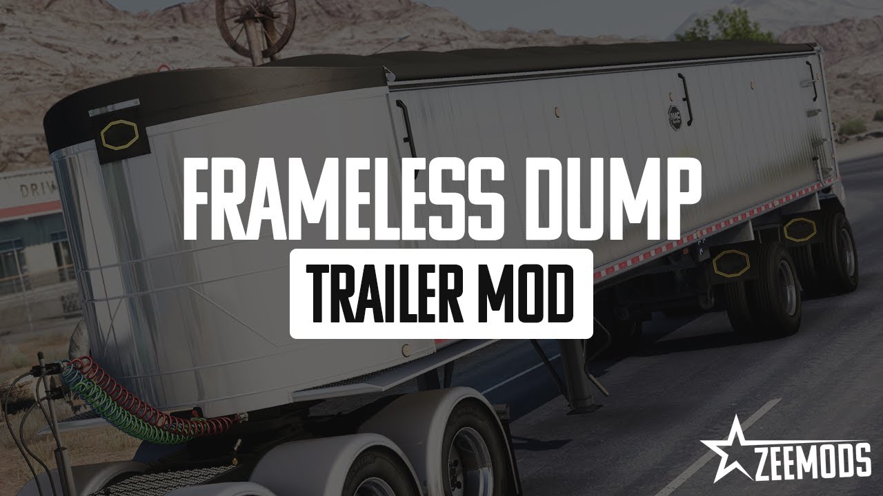 [ATS] Frameless Dump Trailer Mod