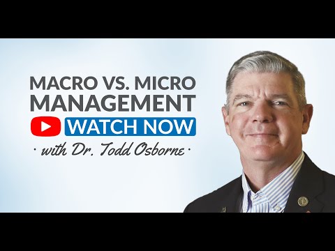 Macro vs. Micro Management: The 3 T's of Successful Leadership