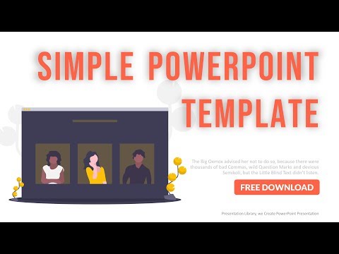 Simple PowerPoint Template Free Download | 2019 | Presentation Library