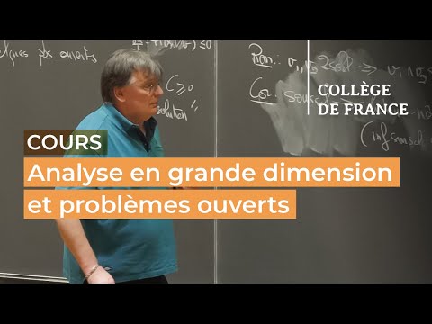 Analyse en grande dimension et problèmes ouverts (1) - Pierre-Louis ...