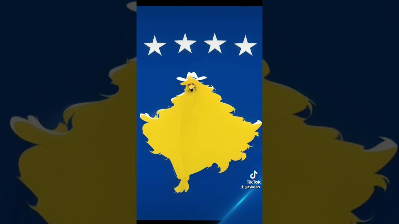 kosovo flag but better #shorts #geography