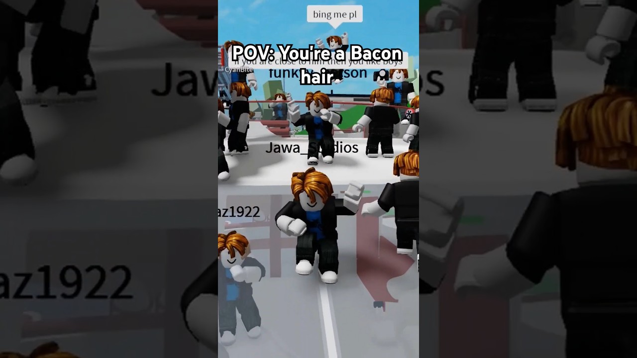 POV: You're a Bacon hair 😂🥓 #roblox #robloxmemes #baconhair #robloxedit #funny #memes #shorts