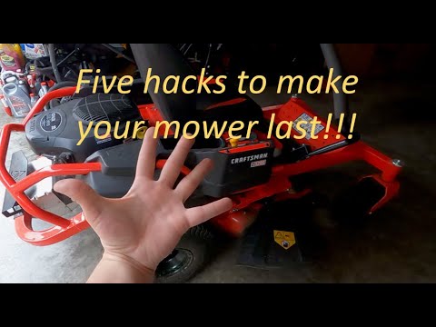 Spring time Lawnmower Maintenance - Craftsman Z5200