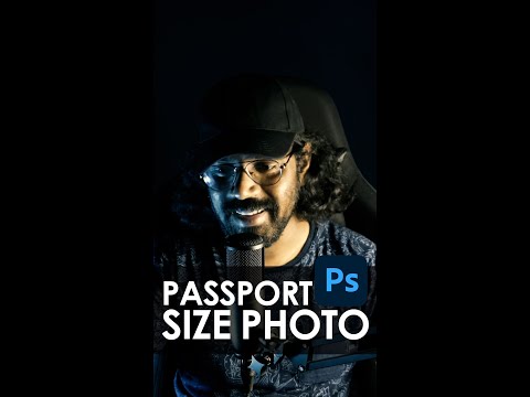 How to set Passport size photo in Photoshop?