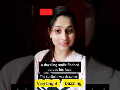 Don't say 'very bright' use this advance English word | Advance English| Learn English| #Shorts
