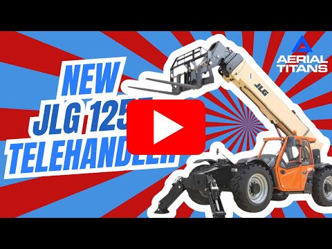 Check out the NEW 2025 JLG 1255 Telehandler Forklift #SpotJLG #constructionequipment