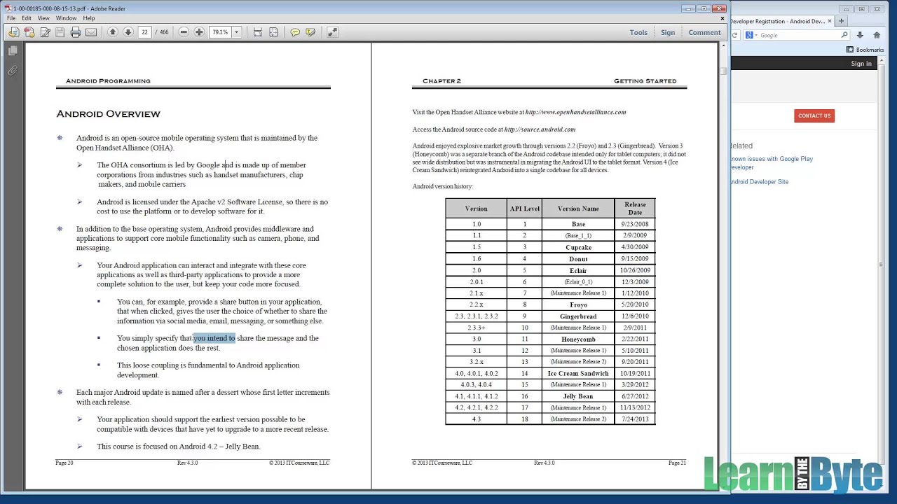 Android Programming Course - Chapter 2 - Android Overview