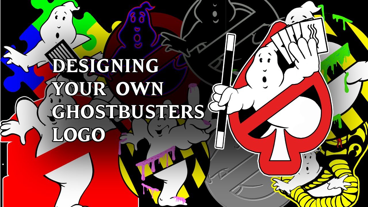 Tips for designing your own Ghostbusters logo for a franchise or social media channel!