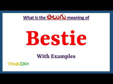 Bestie Meaning in Telugu | Bestie in Telugu | Bestie in Telugu Dictionary |