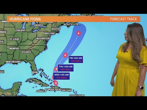 Hurricane Fiona updates: Latest path, conditions, category