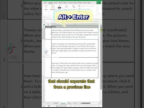 how to create bullet list in Microsoft Excel using keyboard shortcuts #excel #keyboardshortcut