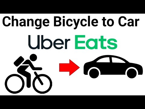 How to Change Uber Eats Bicycle to Car (New Update) 2024