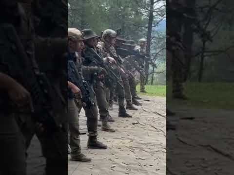 INDIAN ARMY 🇮🇳 US ARMY🇺🇲 join training in India# jai hind