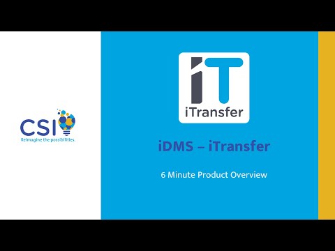 iMIS Data Management Suite | iTransfer Product Overview