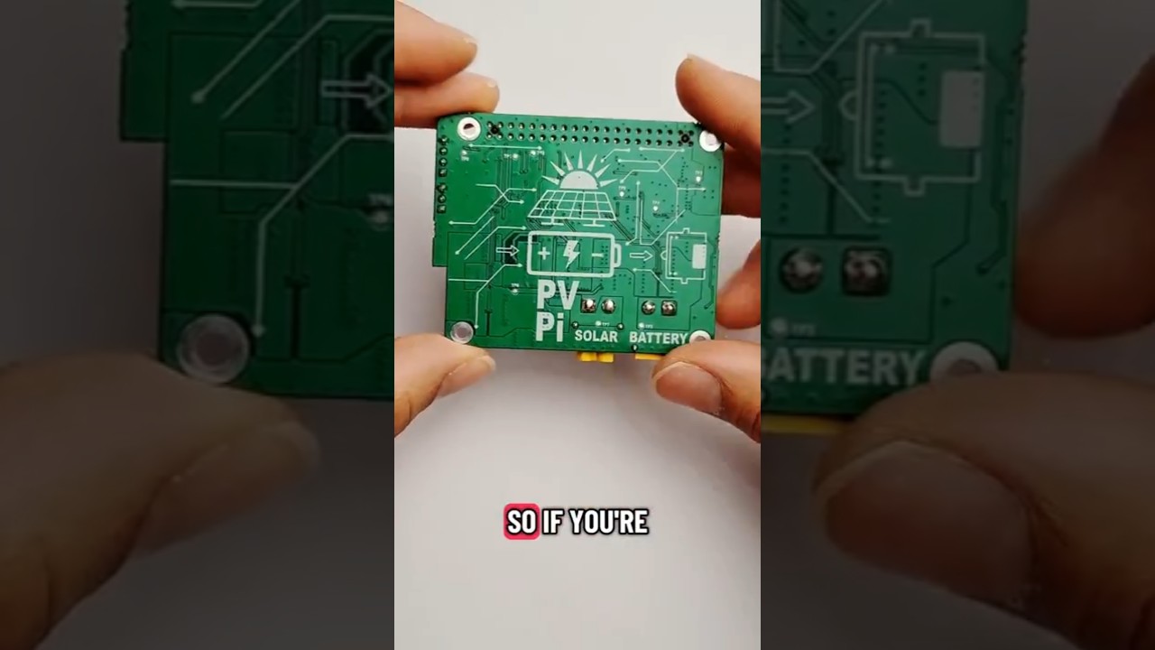Power your Raspberry Pi with the sun! A first look at the PV PI Raspberry PI HAT.#3dprinting