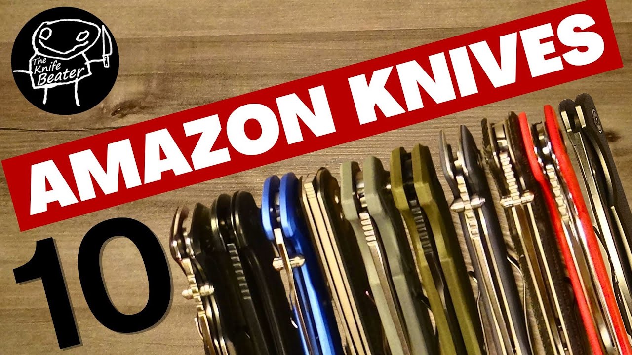 10 EDC Knives With Awesome Deals On Amazon! Insane Action!