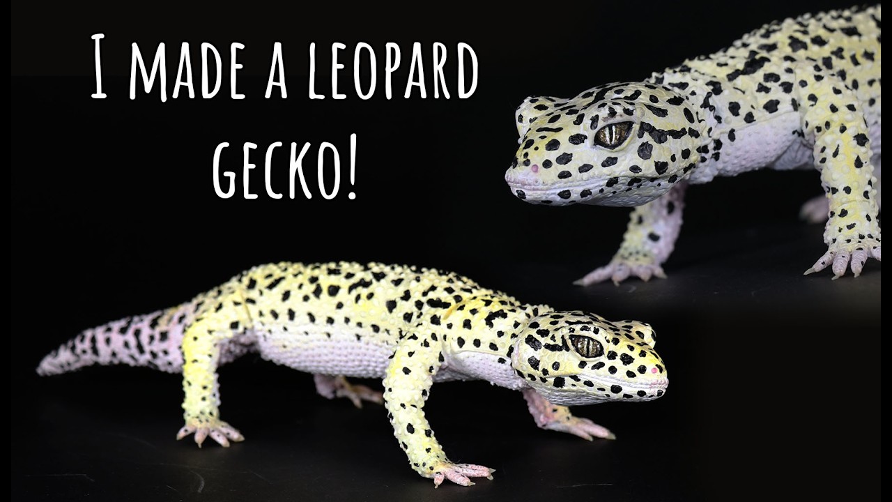 I made a Leopard Gecko! Artdoll Tutorial.