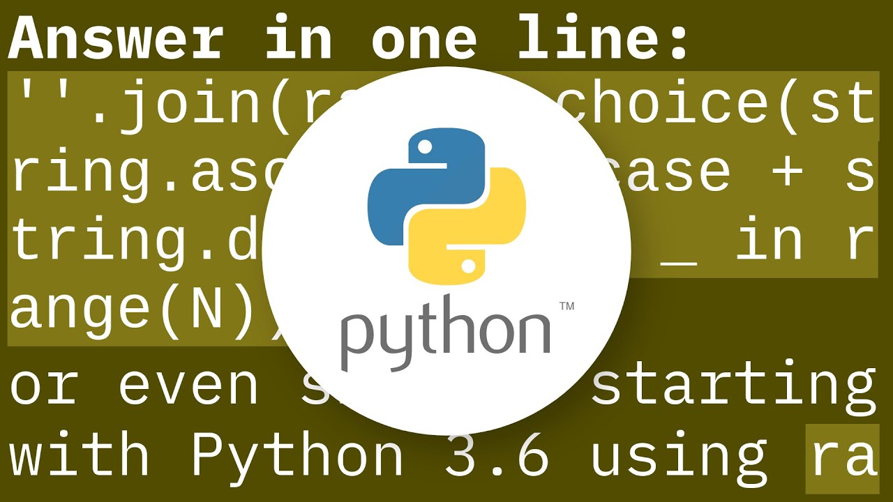 Random string generation with upper case letters and digits