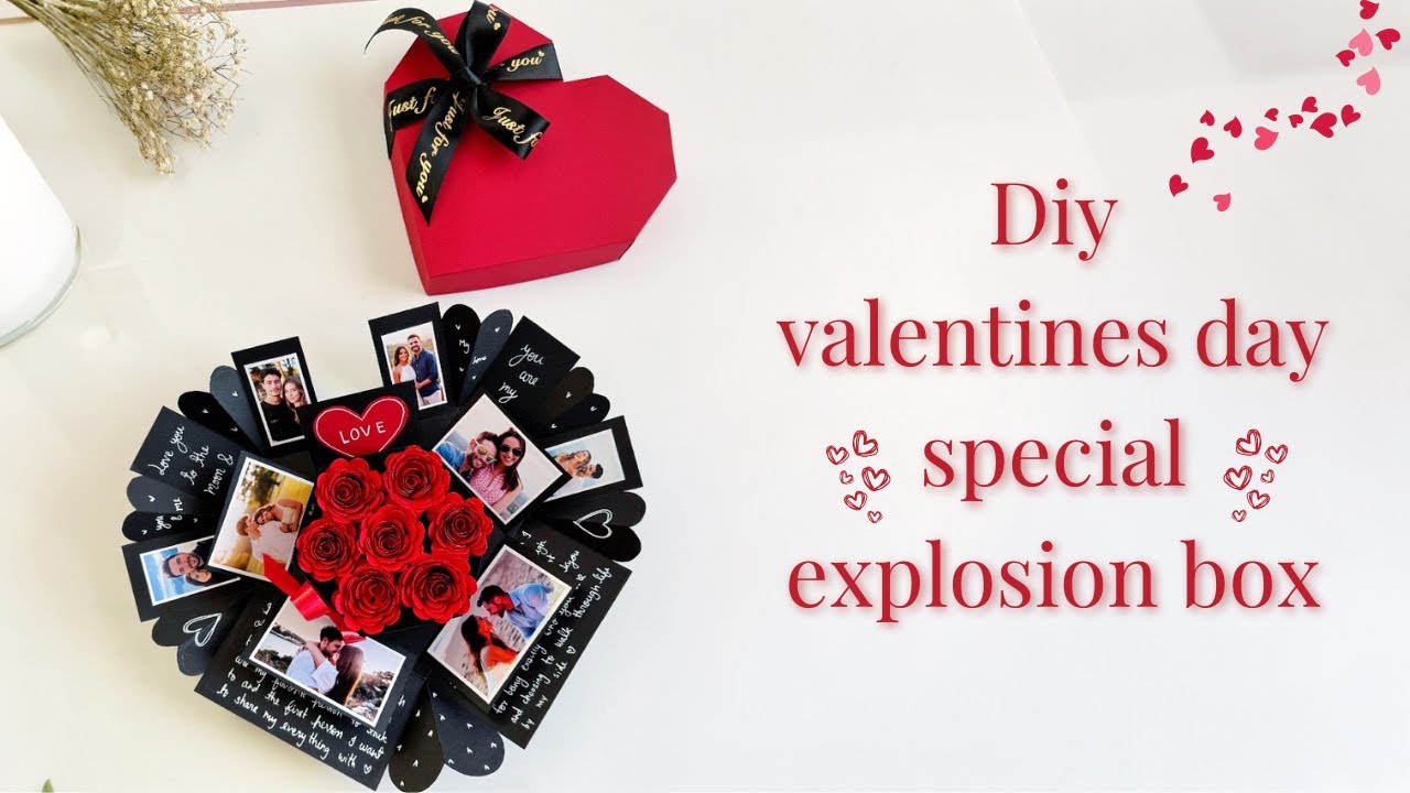DIY Valentine’s Day Explosion Box ❤️ | A Box Full of Love & Memories | Valentine Week Special