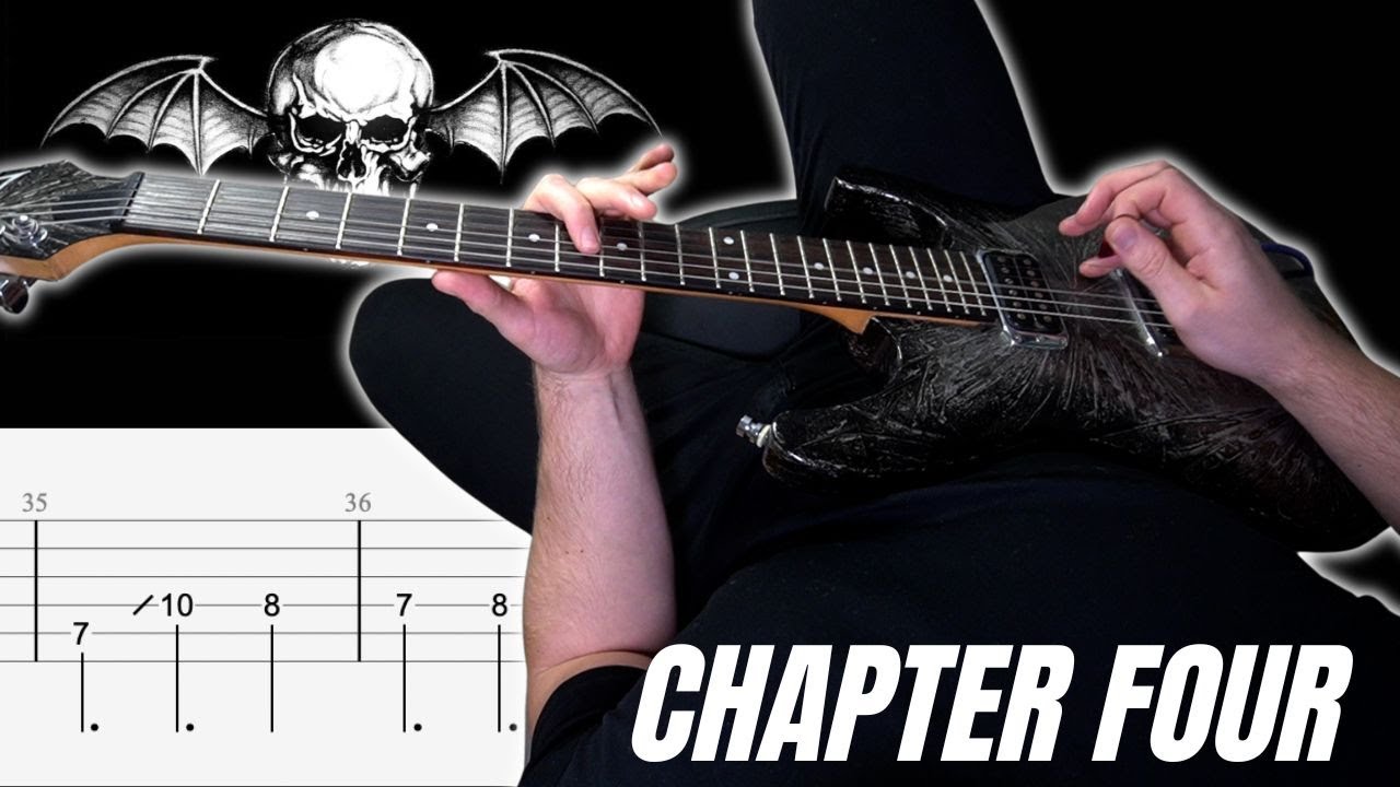 Avenged Sevenfold – Chapter Four POV Guitar Cover 2024 | SCREEN TABS | + GUITAR HARMONIES