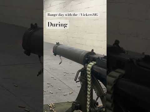 Before, during and after firing the #VickersMG. A busy day!